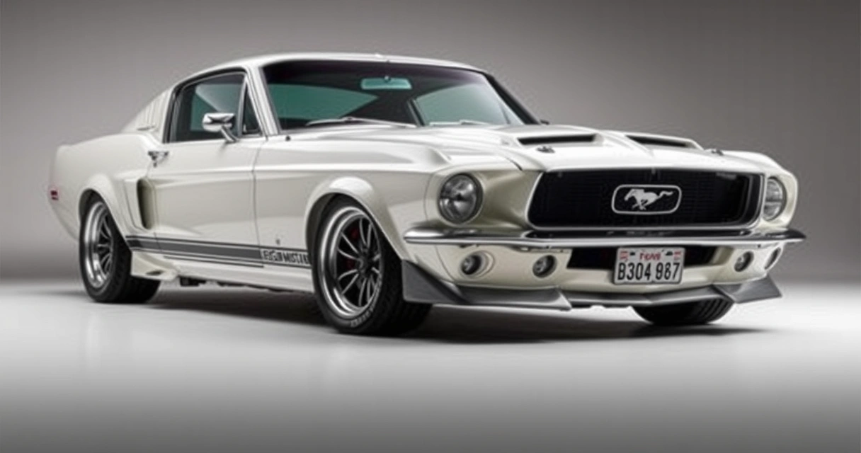 Descubre el Ford Mustang 'Ghost' 1967: Personalización de ECD ...